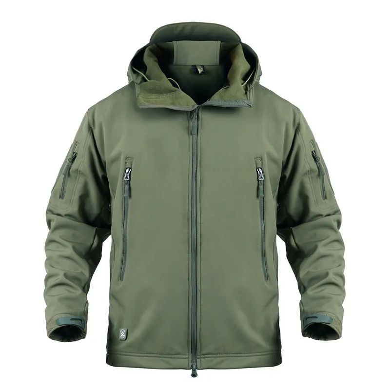 Men's Fleece Jacket Waterproof Windproof All Weather Protection for ...