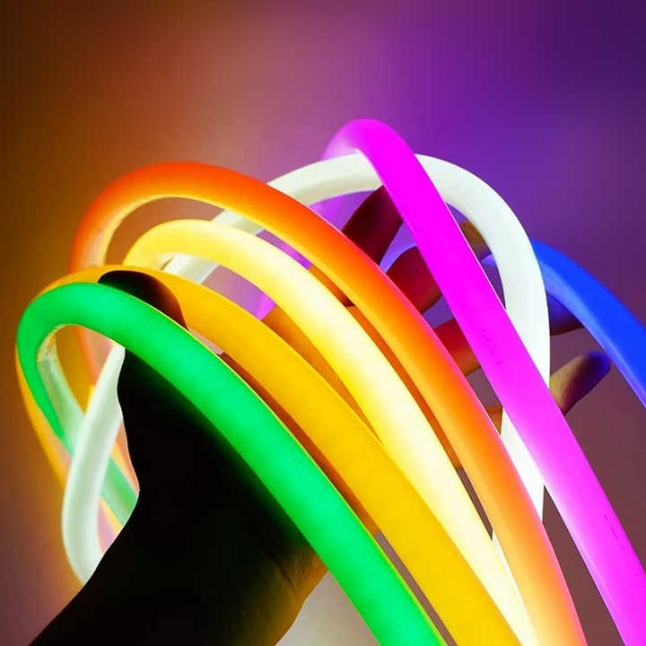 110V High Voltage Round 360 Luminous Flexible LED Light Strip