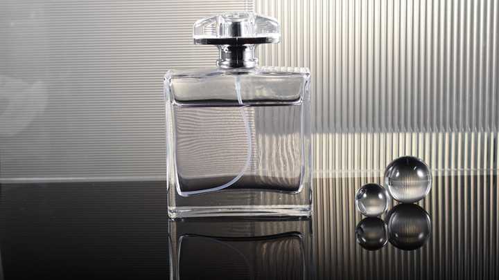 Custom Luxury Blue Square 50ml 100ml Clear Cologne Spray Bottle with ...