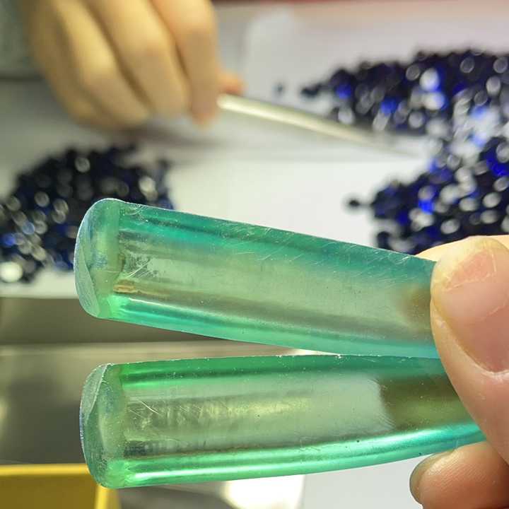 Synthetic Gemstone Rough Uncut Gems Material Paraiba Color| Alibaba.com