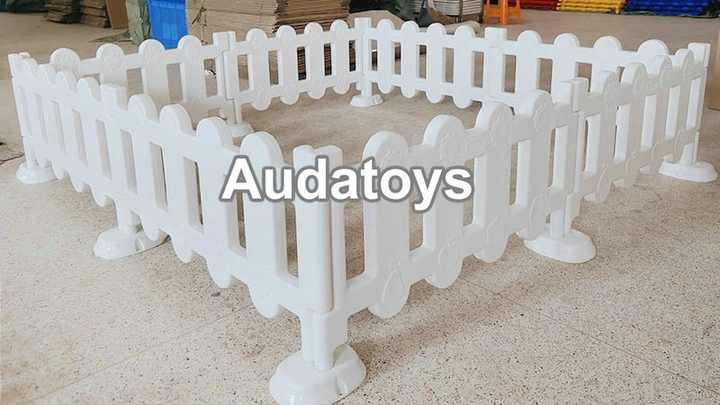 Soft Playground White Plastic Play Yard Fence for Kids - Safe Indoor ...
