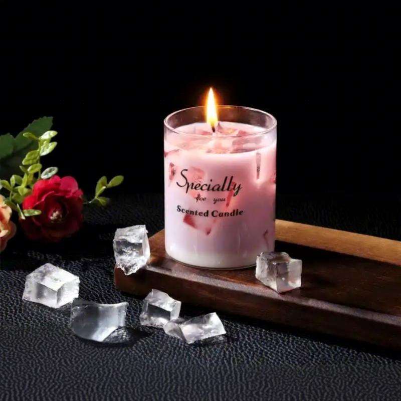 Luxury Heat Resistant High Borosilicate Glass Jar Scented Candle Soy ...