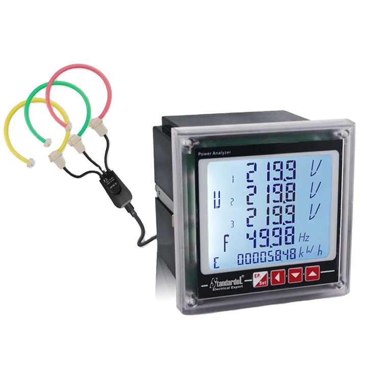 SMD96TEL 1000A Three Phase Power Meter Analyzer RS485 Modbus