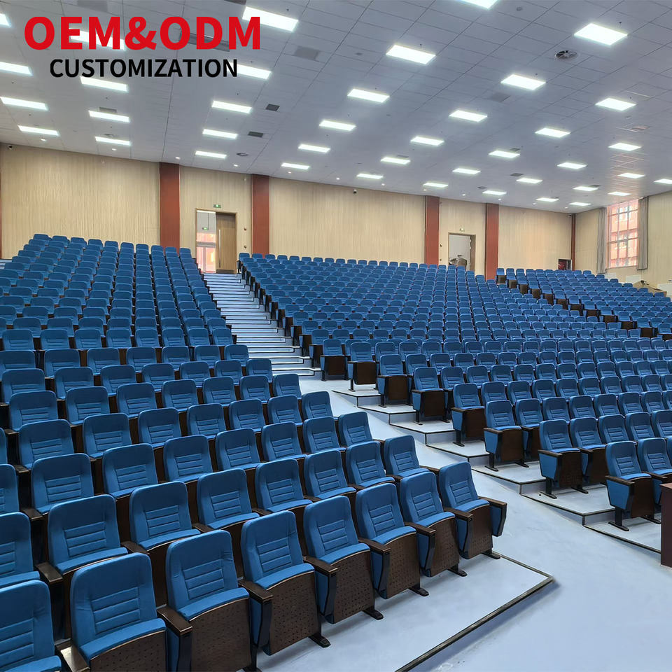 Fabric Auditorium Row Chairs for School Training Room Multimedia ...