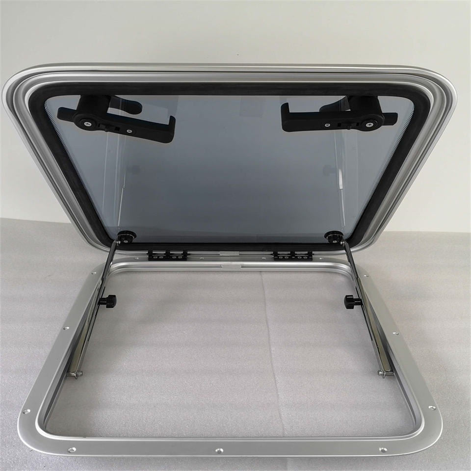 Aluminum Boat Square Hatch Porthole Window Tempered Glass 8 Sizes ...