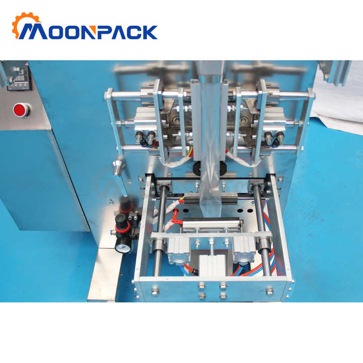 Moonpack MP-VFFS-P-500 PLC Packaging Machine Paste Thick Liquid Sauce Food Filling Pneumatic ...