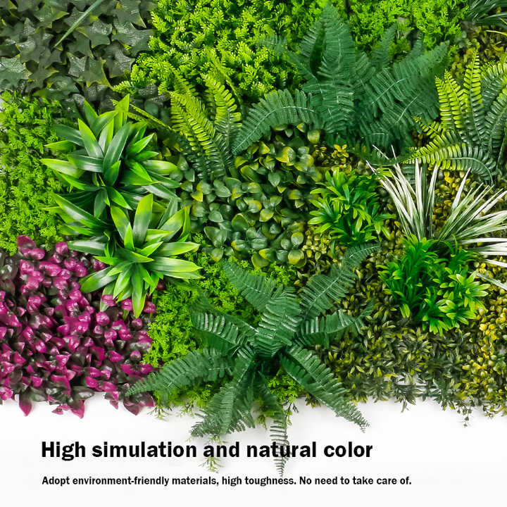 Panel Fake Artificial Foliage Hedges Grass Plant Outdoor