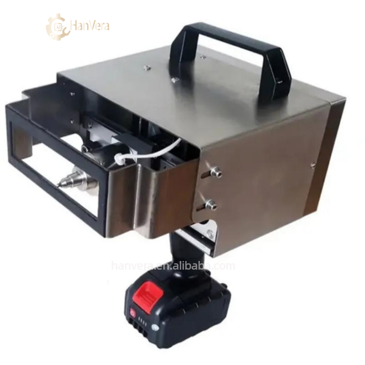 T1003 90*30MM Handheld Pneumatic Coding Machine Metal Typewriter Steel Structure Marking Battery ...