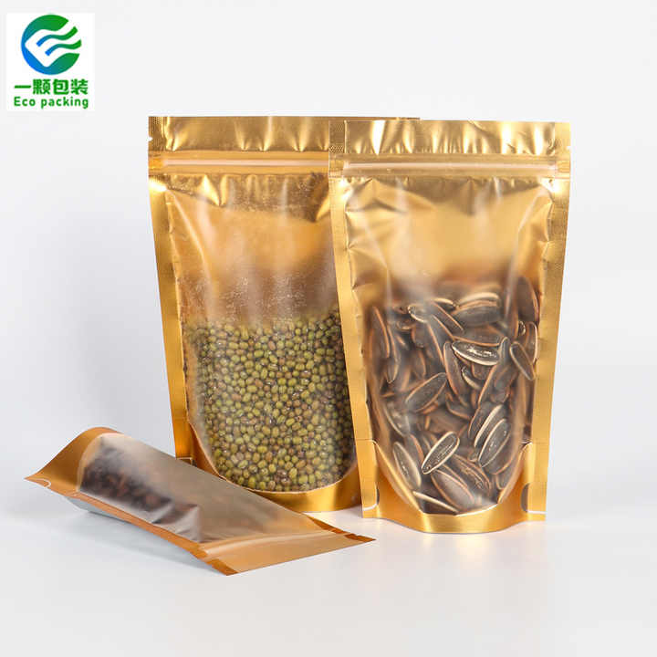 High Quality Zipper Stand Up Pouch Zip lock Pouch Plastic Bags For Food ...