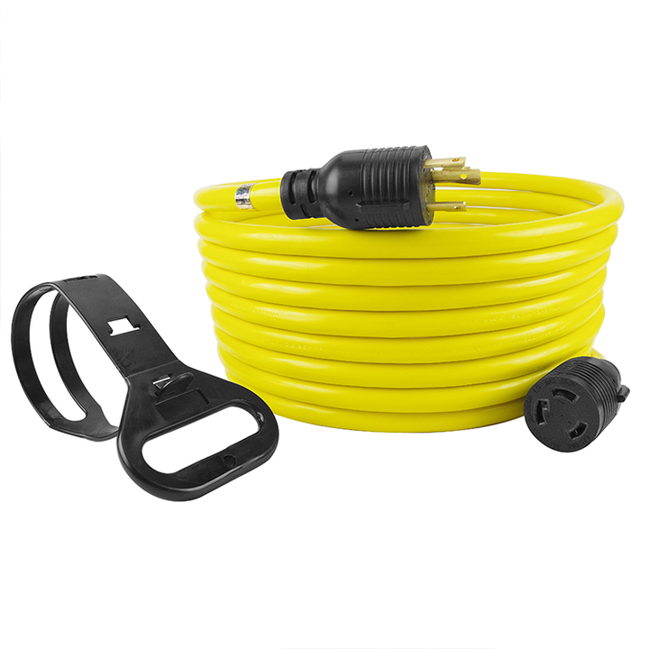 US Standard 30A Extension Cord Handheld Strap SJTW Wire Type 3 Prong ...