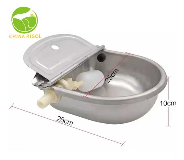 Rugged Automatic Bison & Bull Water Trough - Extra Heavy Duty Stainless ...