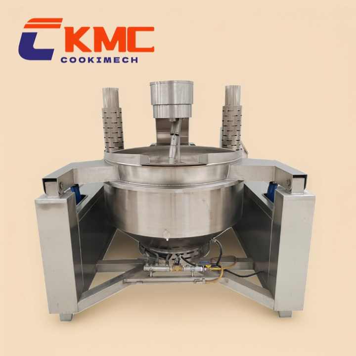 300L Automatic Gas Planetary Mixing and Cooking Pot with Mixer ...