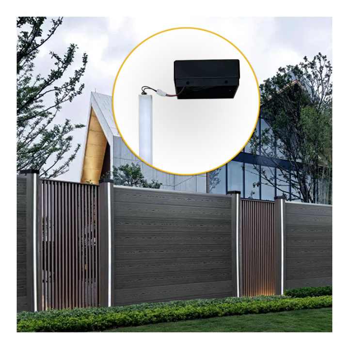 Modern Garden Waterproof Split Solar Long Wall Light Outdoor