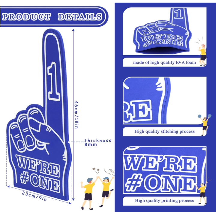 Custom Printed Double Finger Cheerleading Gloves EVA Sport Event ...
