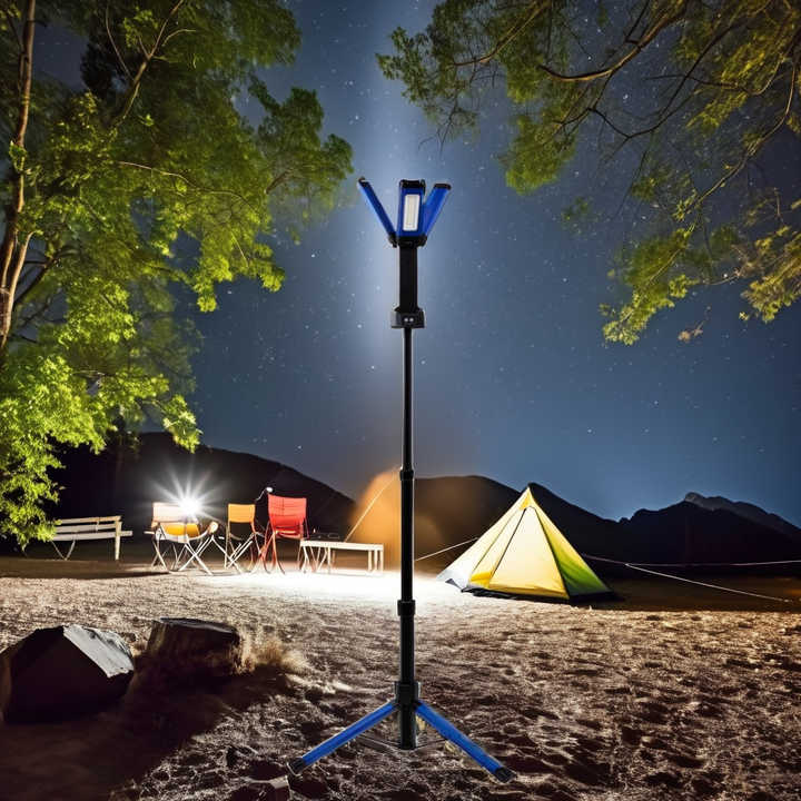 2000LM USB-C Rechargeable Portable Work Light Foldable Waterproof IPX4 ...