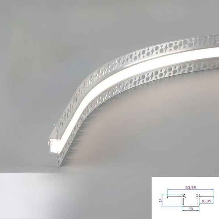20mm Width Flexible LED Channel Track for Drywall Lighting