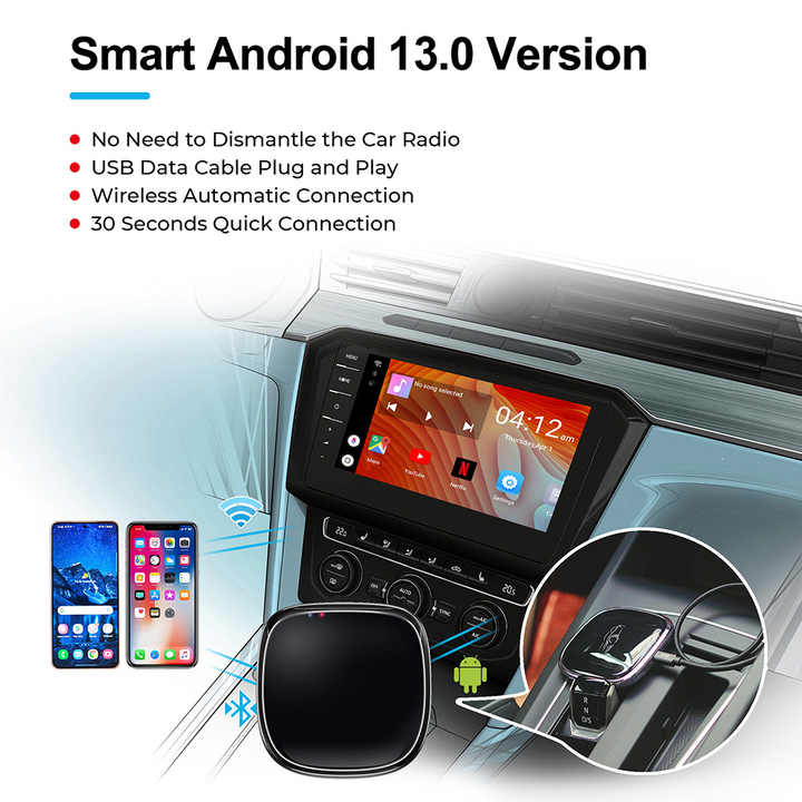 2023 Video AI Box Carplay Android 13 Mini Multimedia Boxes