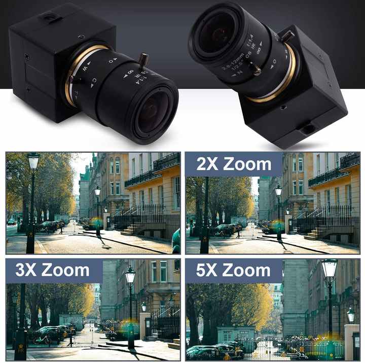 ELP Full HD 1080p H.264 USB Security Camera with Varifocal Lens