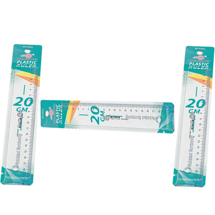 20 cm Student Straight Plastic Ruler 8 Inch Stationery for School Use ...
