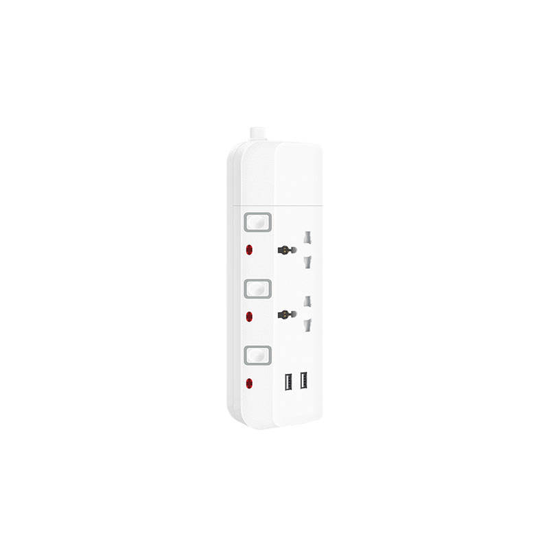 USB Controlled Universal Outlet Power Strip USB Charging With Switches ...