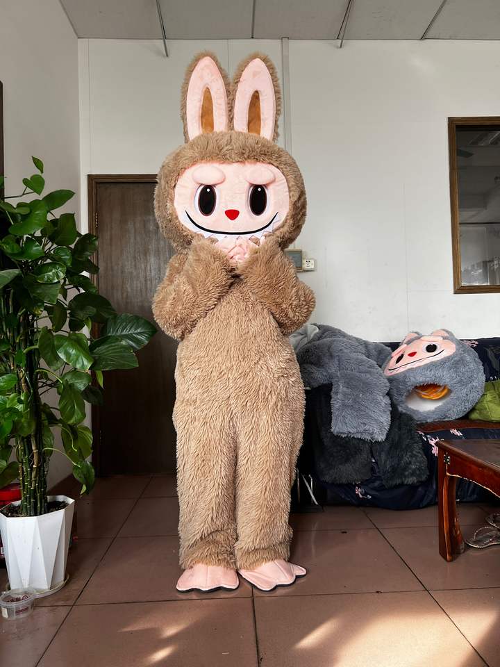 LABUBU Zimomo Cartoon Character Halloween Adult Unisex Animal Costume ...