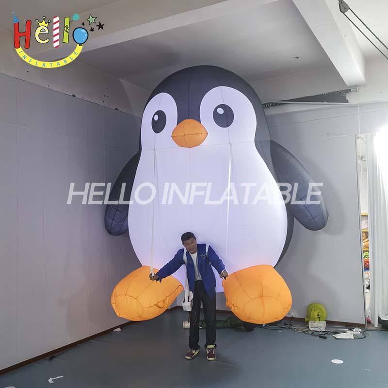 Giant Inflatable Penguin Costume Wearable Cute Sea Animal Mascot Suit ...