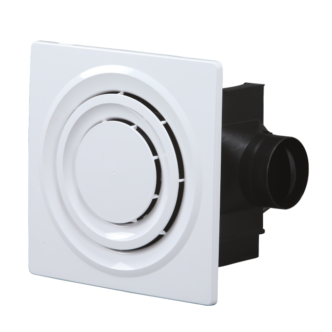 High quality ultra-thin small exhaust fan with low noise blade plastic ...