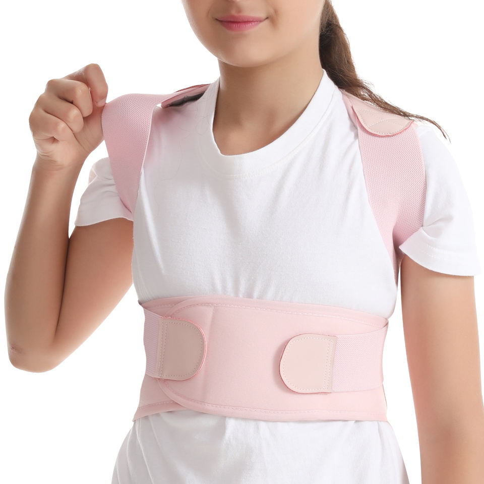 Adjustable Orthopedic Back Straightener Shoulder Back Support Brace ...