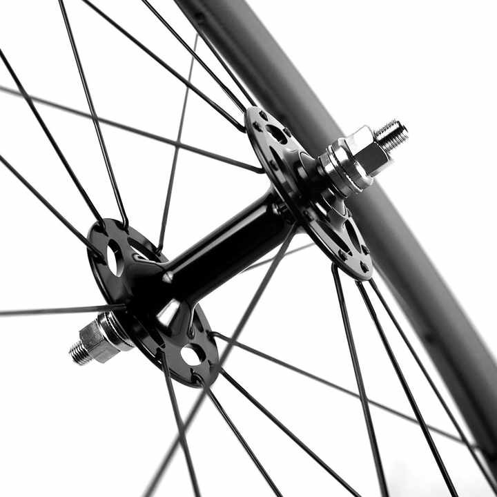 Carbon Fixed Gear Wheelset 700c 88mm - Single Speed