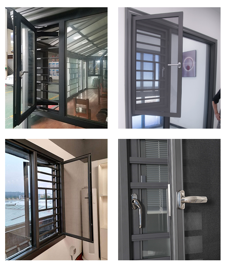 Aluminum profiles windows frames
