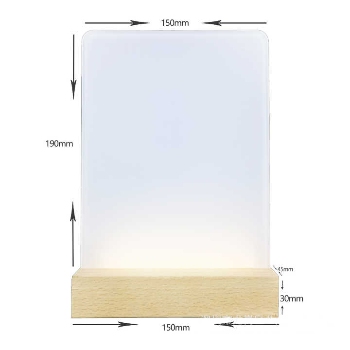Subli-forward Sublimation Blank Promotional Gifts - Acrylic Photo Lamp ...