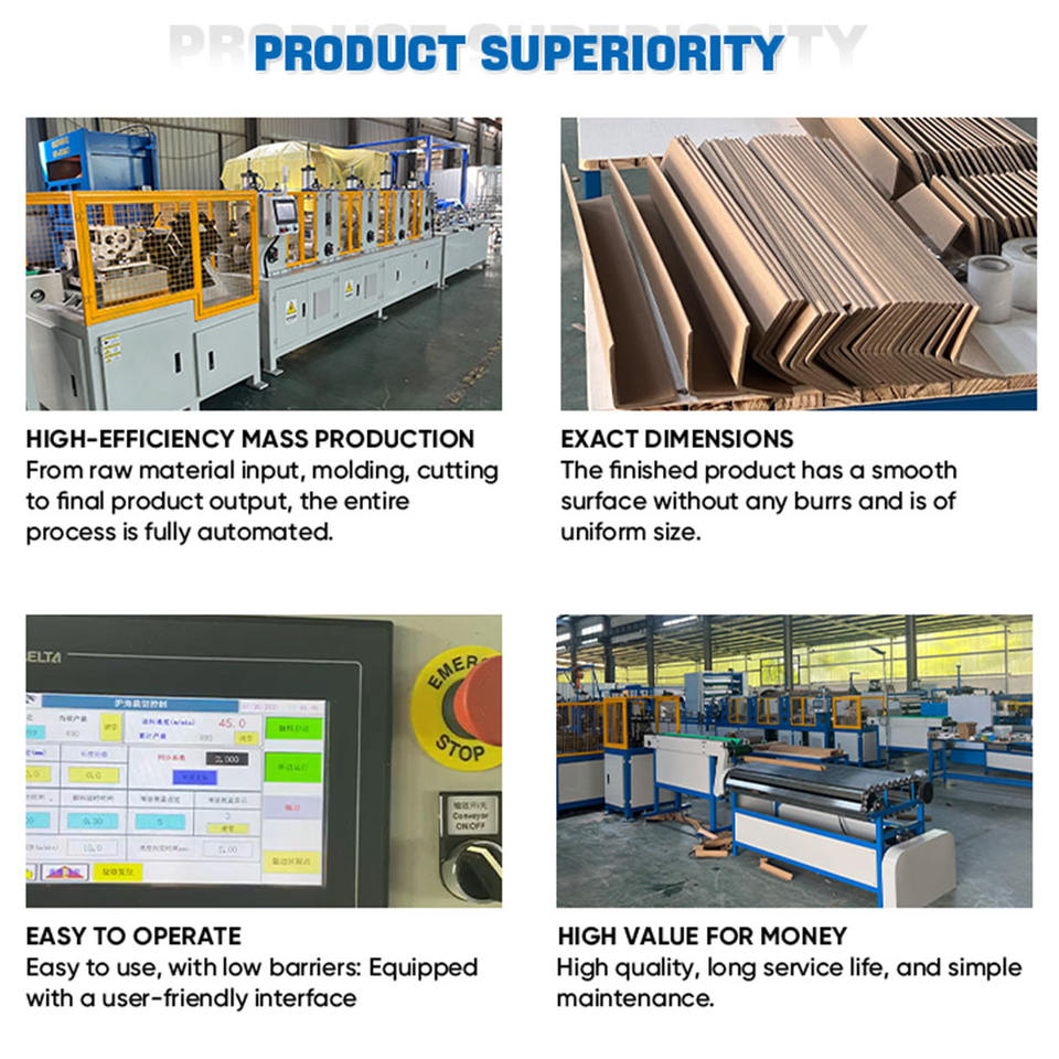 China Manufacture High-Speed Paper Angle Corner Board Making Edge ...