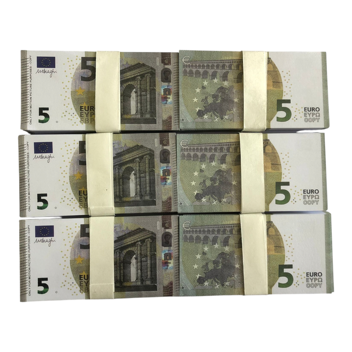 Movie Prop Money Euro - Realistic Bills for Party Decor