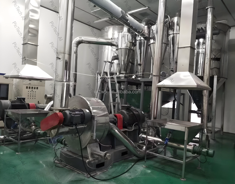 Ultrafine Micronized Sulfur Pulverizer Automatic Grinder Crush Wheat ...