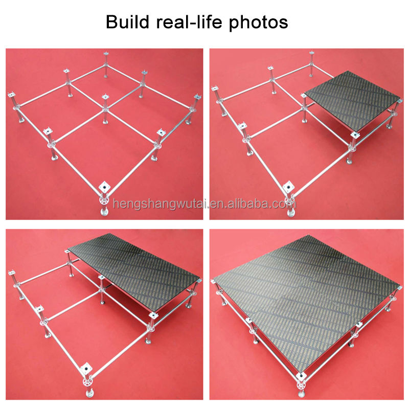 Steel Stage Truss with Speaker System for Outdoor Events