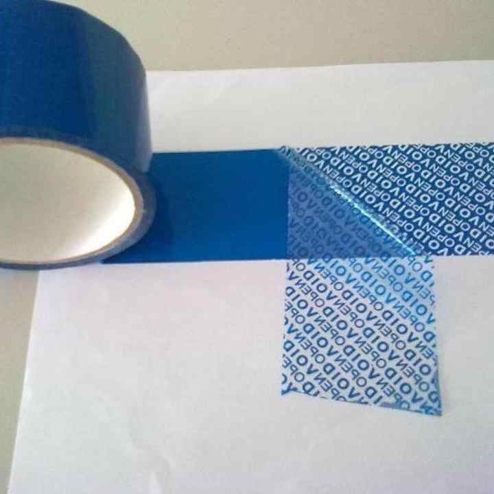 Anti Fraud OPEN VOID Carton Sealing Packing Shipping Red Tamper Proof Void Security Tamper ...