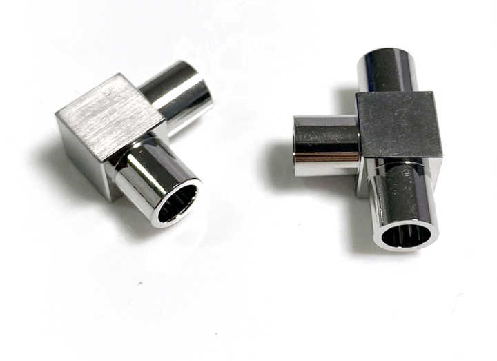 316 Stainless Steel VCR 3 Way Connector - Ultra-purity