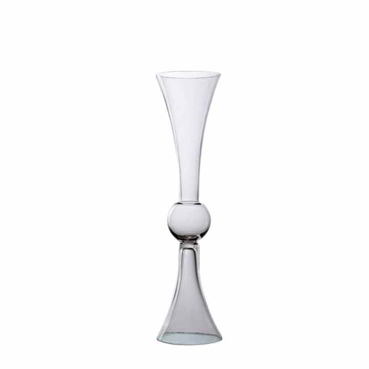 40cm Wedding Centerpieces - Elegant Clear Glass Vases