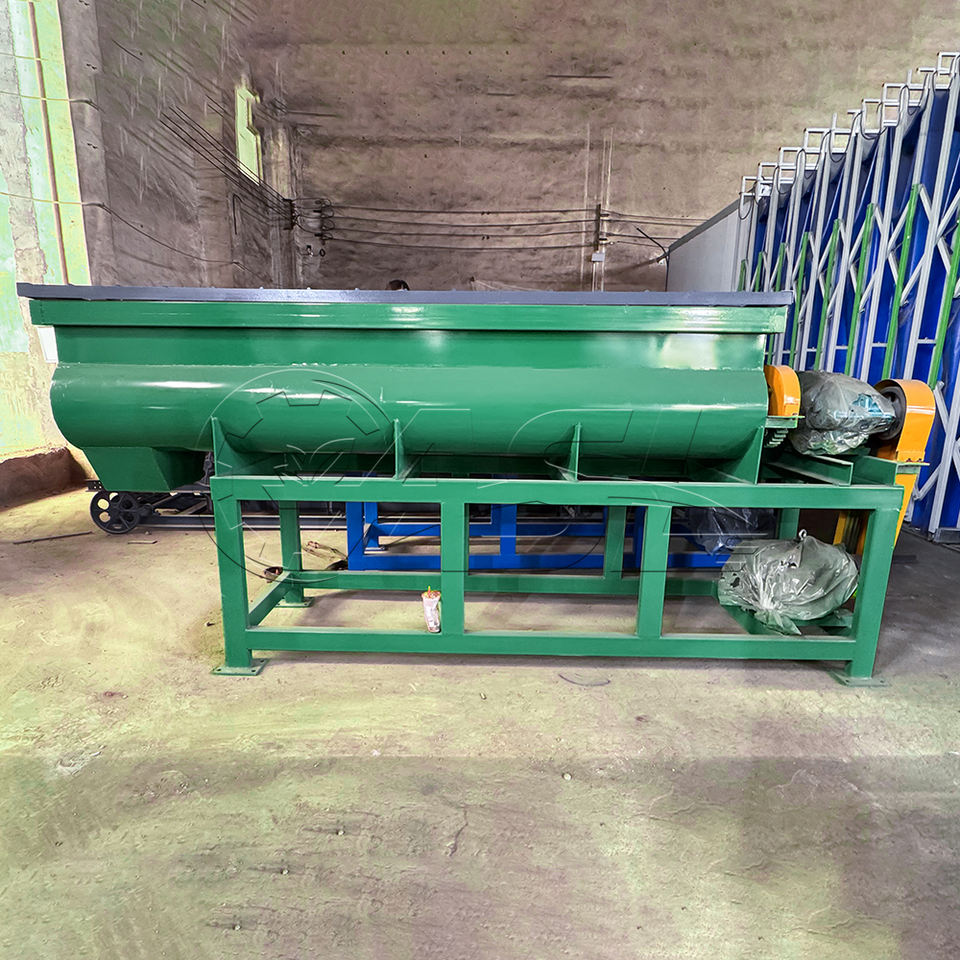 Heavy-Duty Granule-Powder Mixer, Double Shafts Horizontal Mixer ...