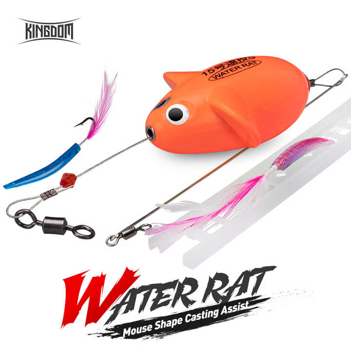 3516 Casting Water Rat Fishing Lures - Floating & Sinking