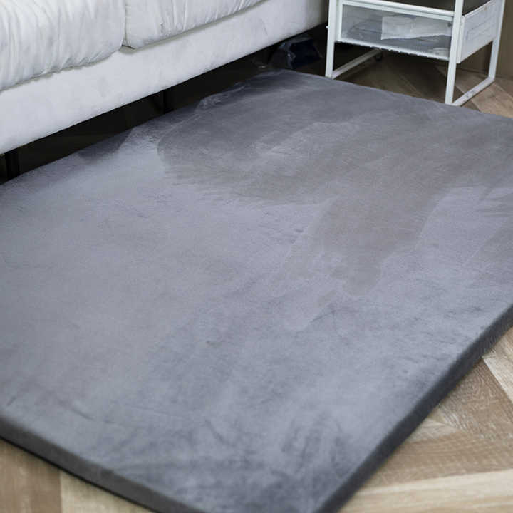 Custom Detachable Crystal Velvet Floor Mat with Thick Foam Filling ...