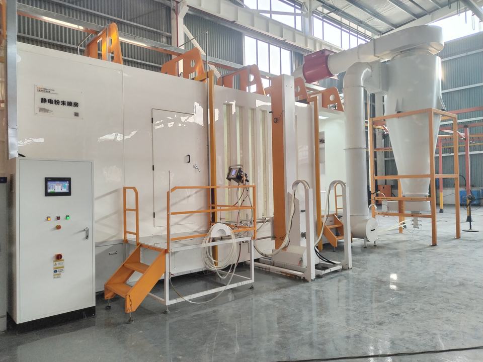 Automatic Vertical Powder Coating Line for Aluminum Steel Profiles ...