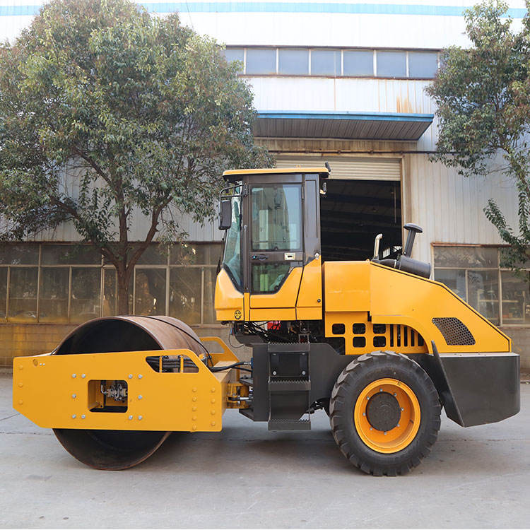 10ton Compactor Road Machinery Single Smooth Drum Vibratory Road Roller ...