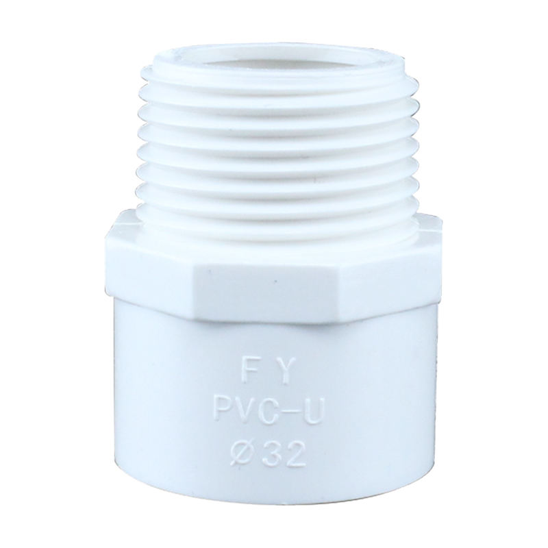 PVC Male Thread Adapter with Rubber Joint Plastic Water Pipe Fitting ...