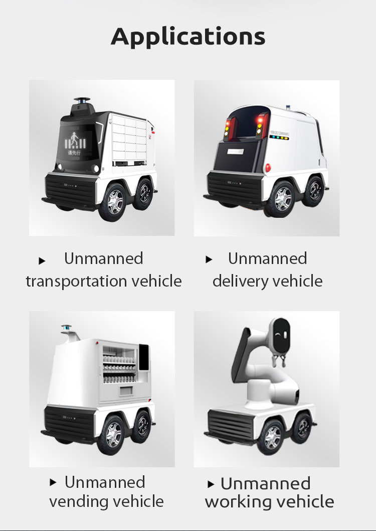 Ugv-13 120kg Payload Wheel Delivery Robotic Vehicle Base Open Sdk Interface Agv Robots Unmanned ...