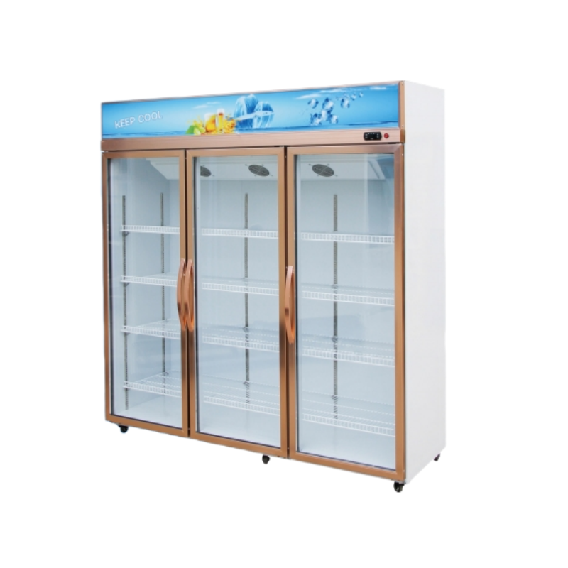 Commercial Restaurant Upright Chiller Display Refrigerator Air Cooling ...