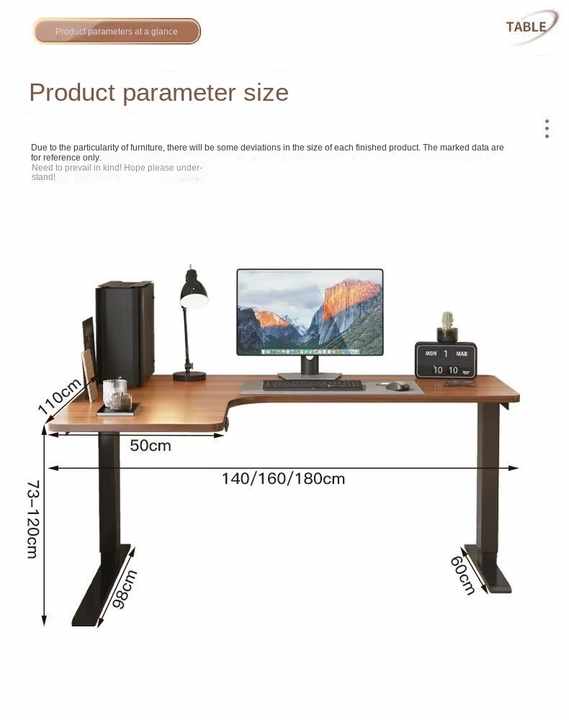 Modern Intelligent Electric Lifting Platform Durable Ergonomic L-shaped ...