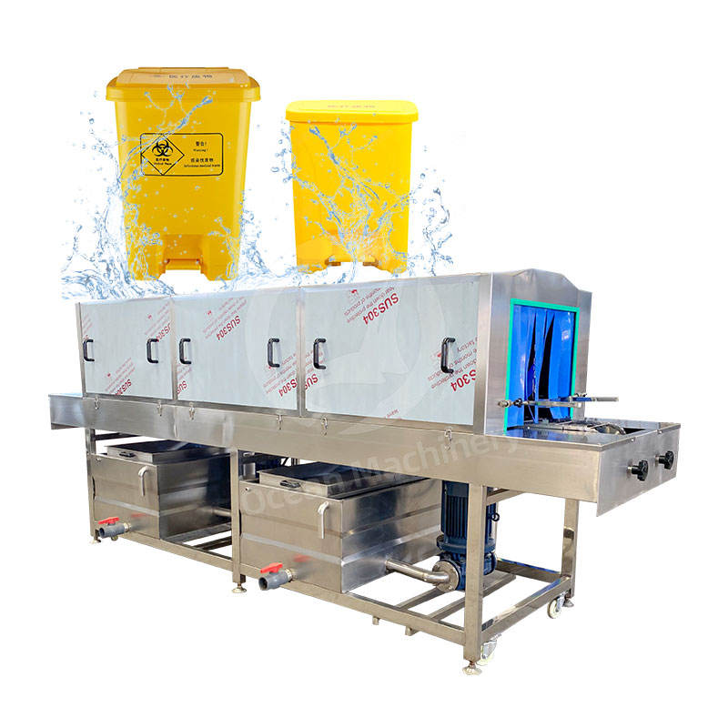 OCEAN Automatic Drip Tray Wash Machine Nursery Tray Garbage Bin Washer ...
