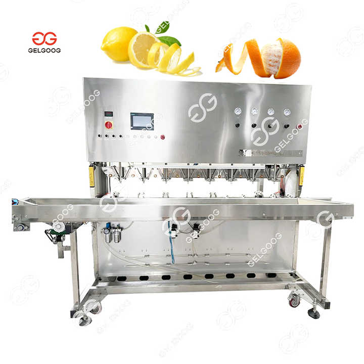 Orange Peel Steel Grabbing Machine Automatic Electric Orange Peeler ...