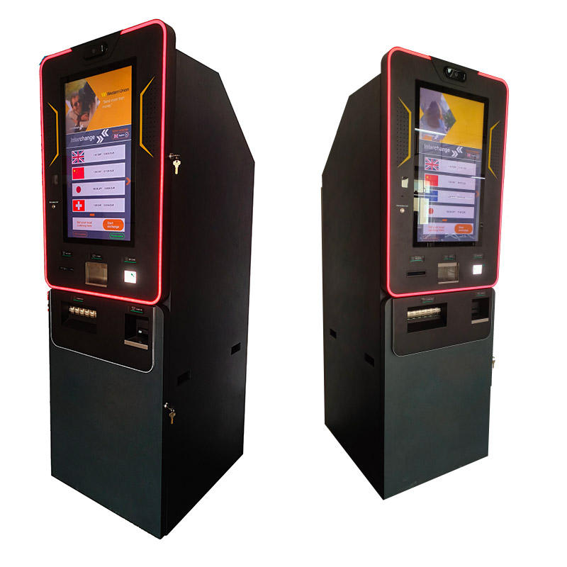 27 Inch Touch Screen Self-Service Foreign Currency Exchange ATM Machine ...